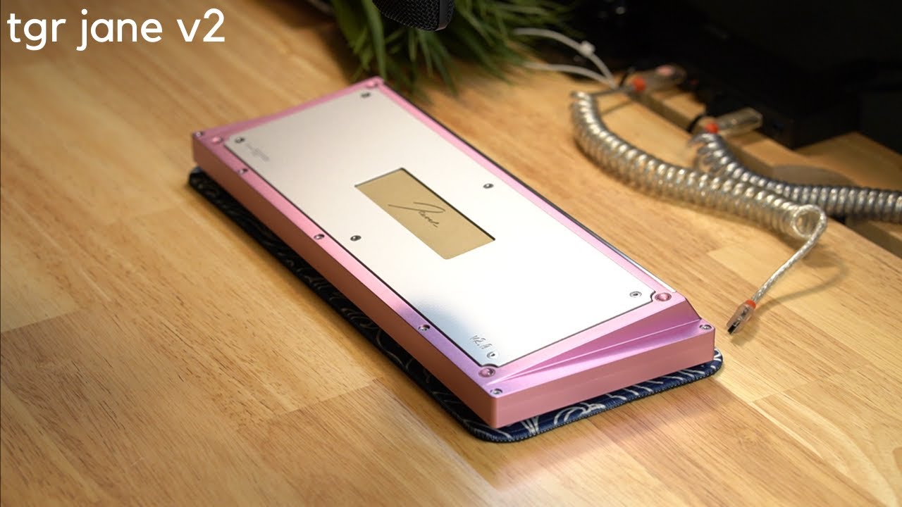 Pink TGR Jane V2 Keyboard - YouTube