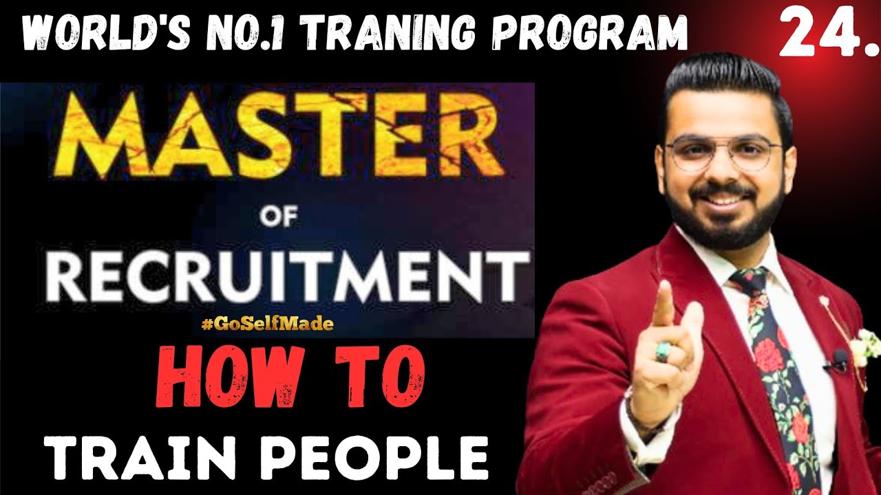 DAY 24 | Master Of Recruitment Traning Program By Pushkar Raj Thakur | how to Train People - YouTube