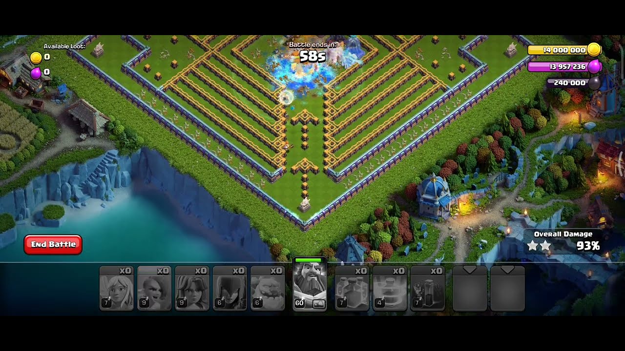 CoC Dark Ages Warden Challenge | CoC Attack | learn - YouTube