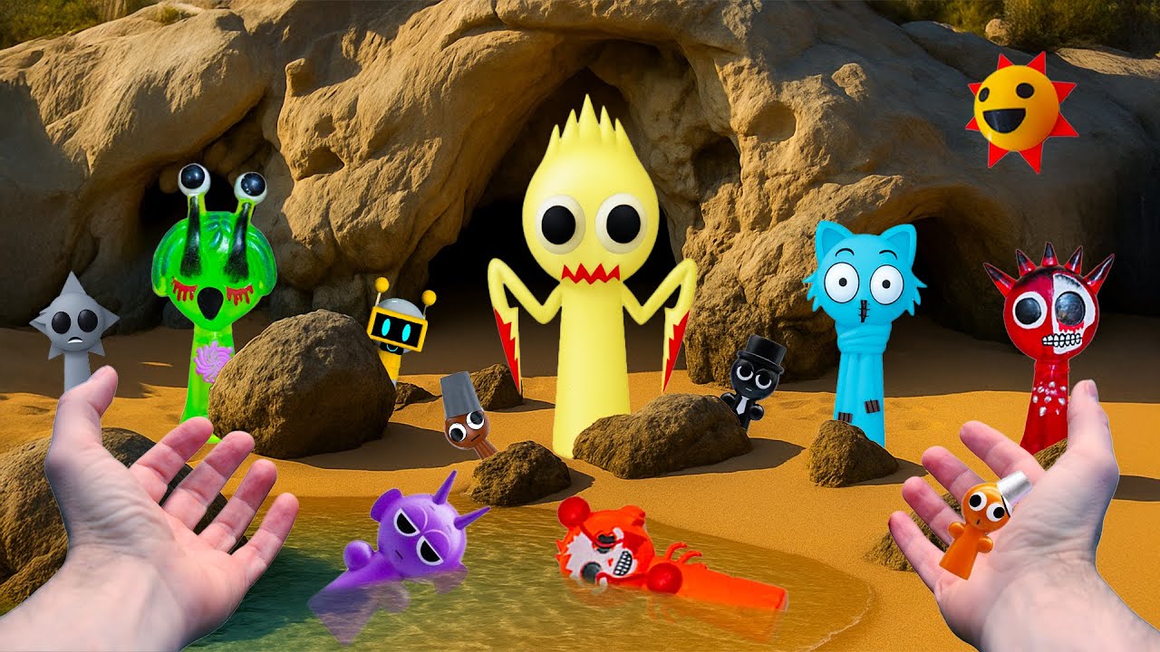 Great Day! I Found All SPRUNKI Phase 3 Characters hidden in the sea ...