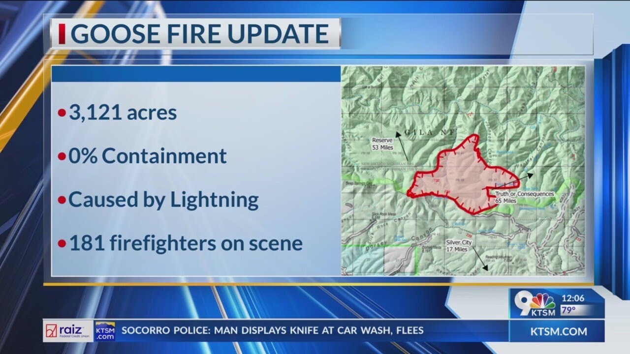 Goose fire increases in size, still at 0 percent containment - YouTube