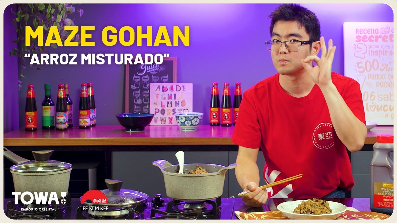 RECEITA DE MAZE GOHAN ("ARROZ MISTURADO") C/ DINHO NAKANO | TOWA + LEE ...