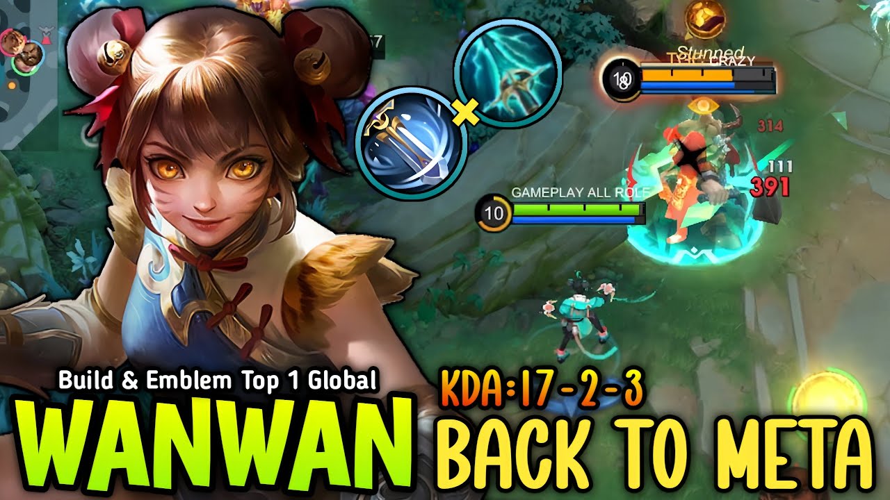 100% BACK TO META!! TRY THIS WANWAN BEST BUILD TO CARRY THE TEAM 🔥 ...