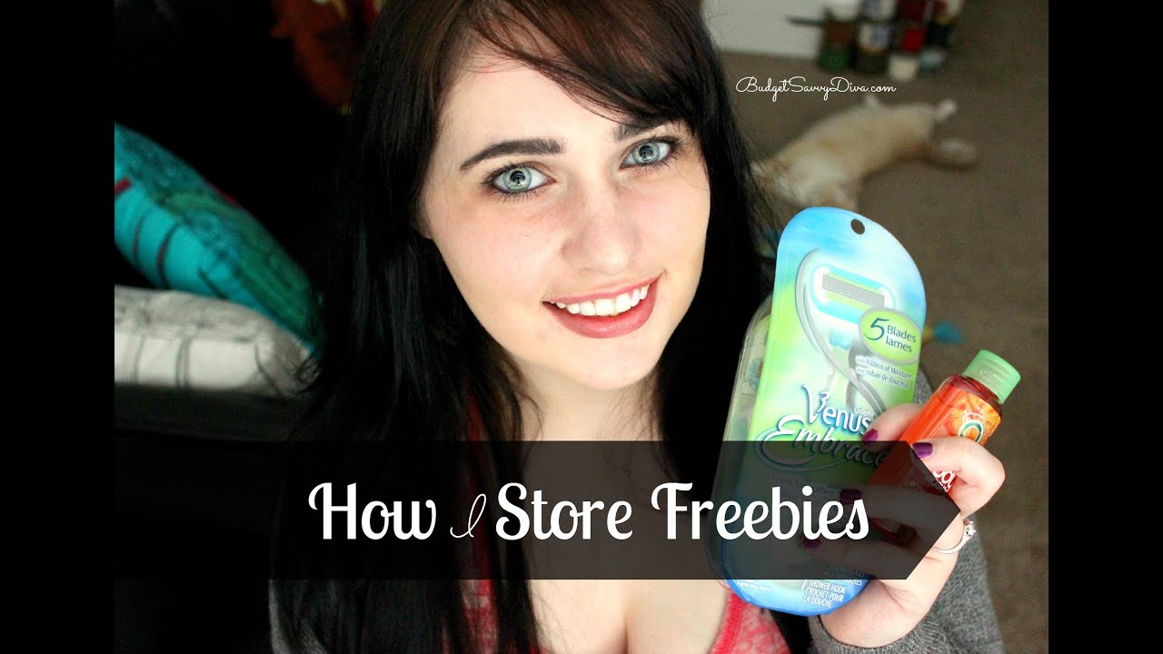How I Store Freebies PLUS What Freebies I Got This Week - YouTube