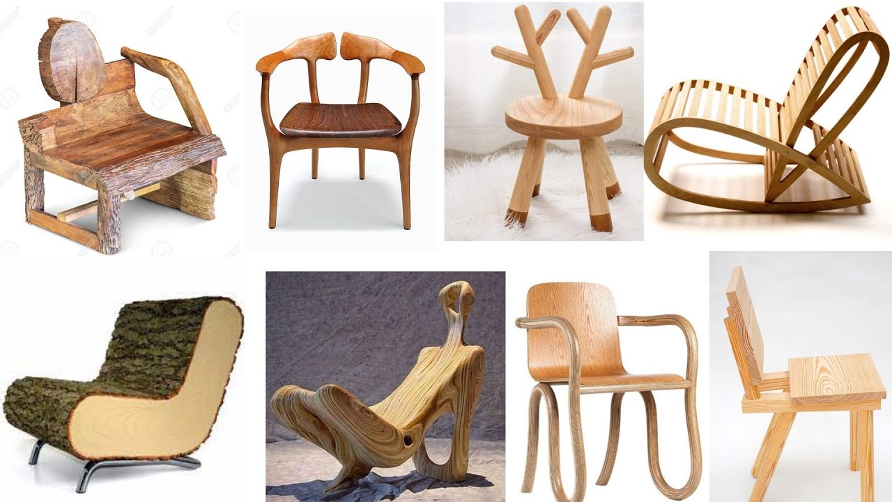 Creative Wooden Chair Designs Ideas 2022/ Scrap wood furniture ideas ...