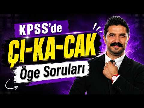 KPSS | Çıkacak Öge Soruları | RÜŞTÜ HOCA