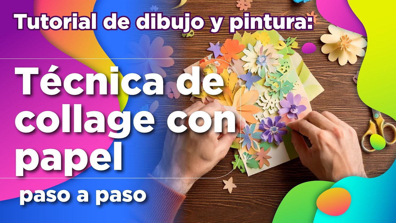 Aprende la Técnica de Collage con recortes de papel explicada paso a ...