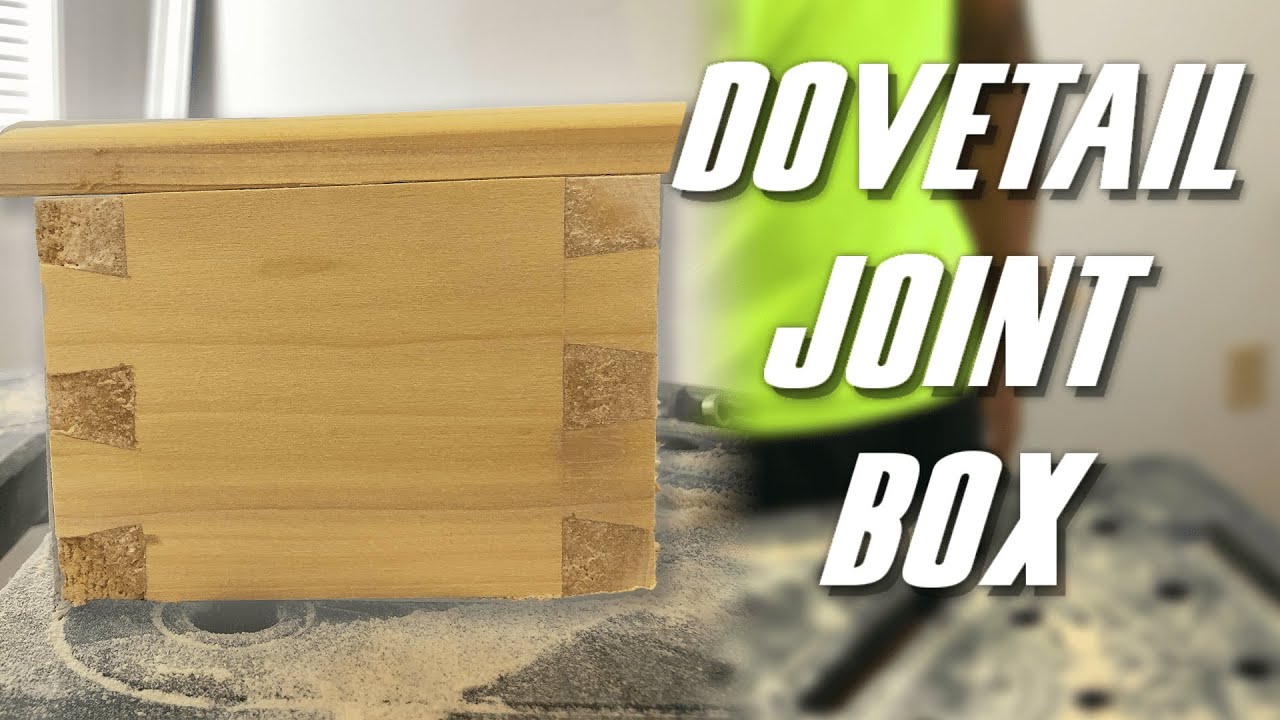 Poplar Wood Basic Dovetail Box | Woodworking - YouTube