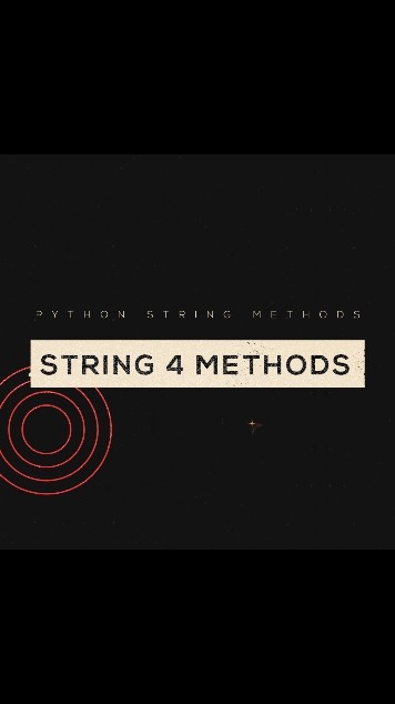 Learn Python 4 String Methods Just 50 Seconds Python Coding 7988