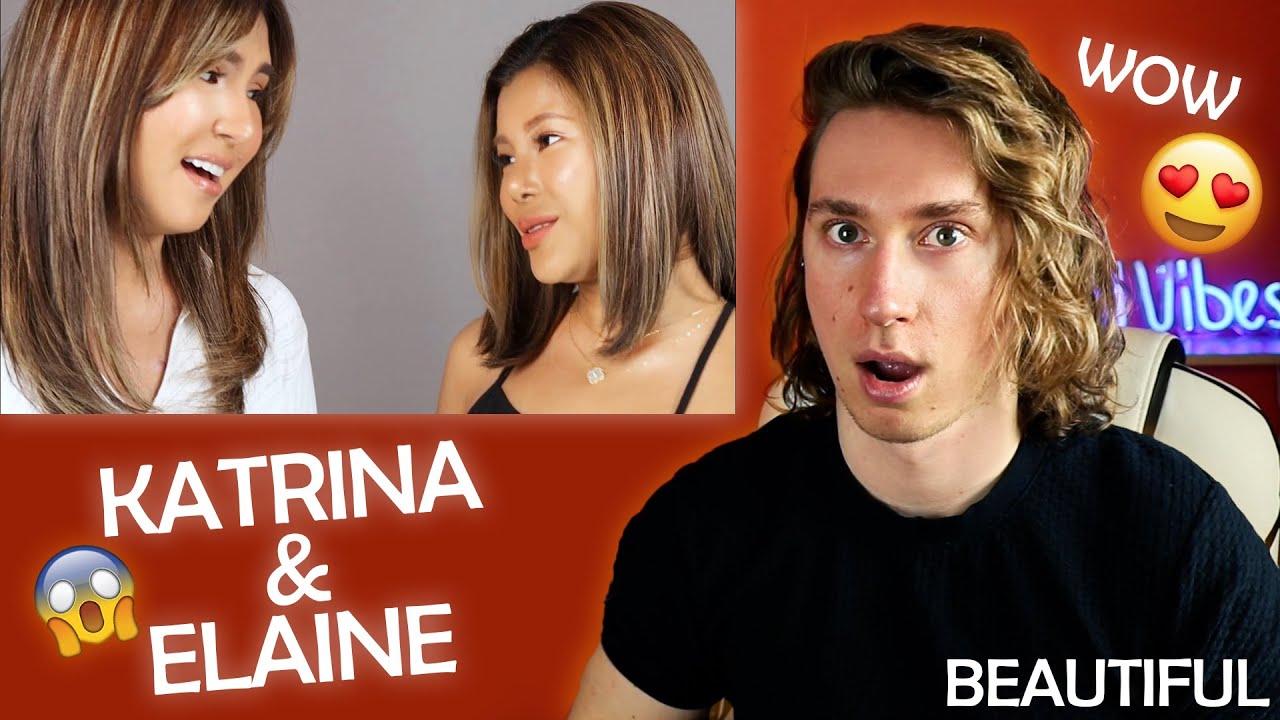 BEAUTIFUL by KATRINA VELARDE and ELAINE DURAN | Singer Reaction! - YouTube