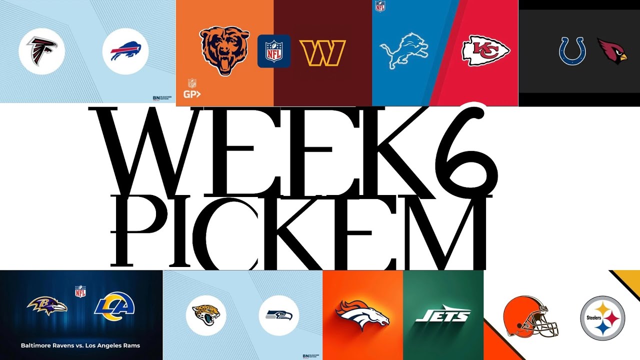 NFL Pick’em for week 6 - YouTube