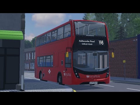 Croydon: Route 198 | Lower Addiscombe Shirley - Thornton Heath High ...