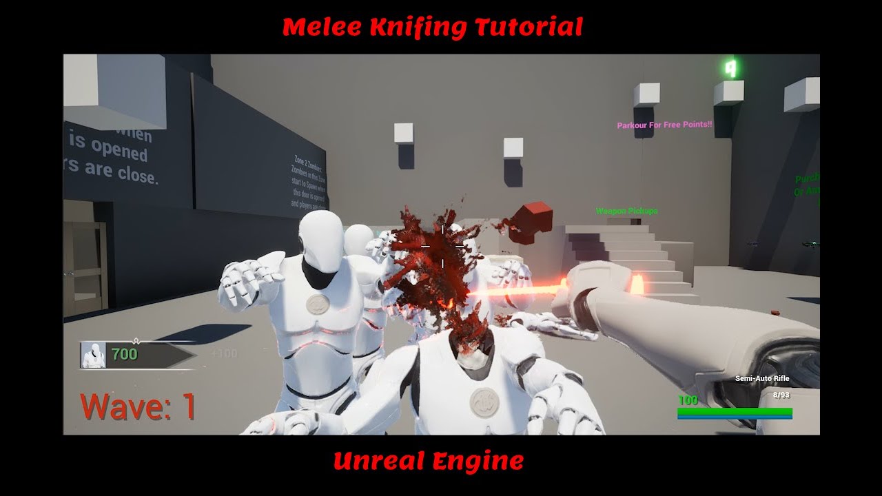Melee Knife Tutorial (UE Tutorial) - YouTube