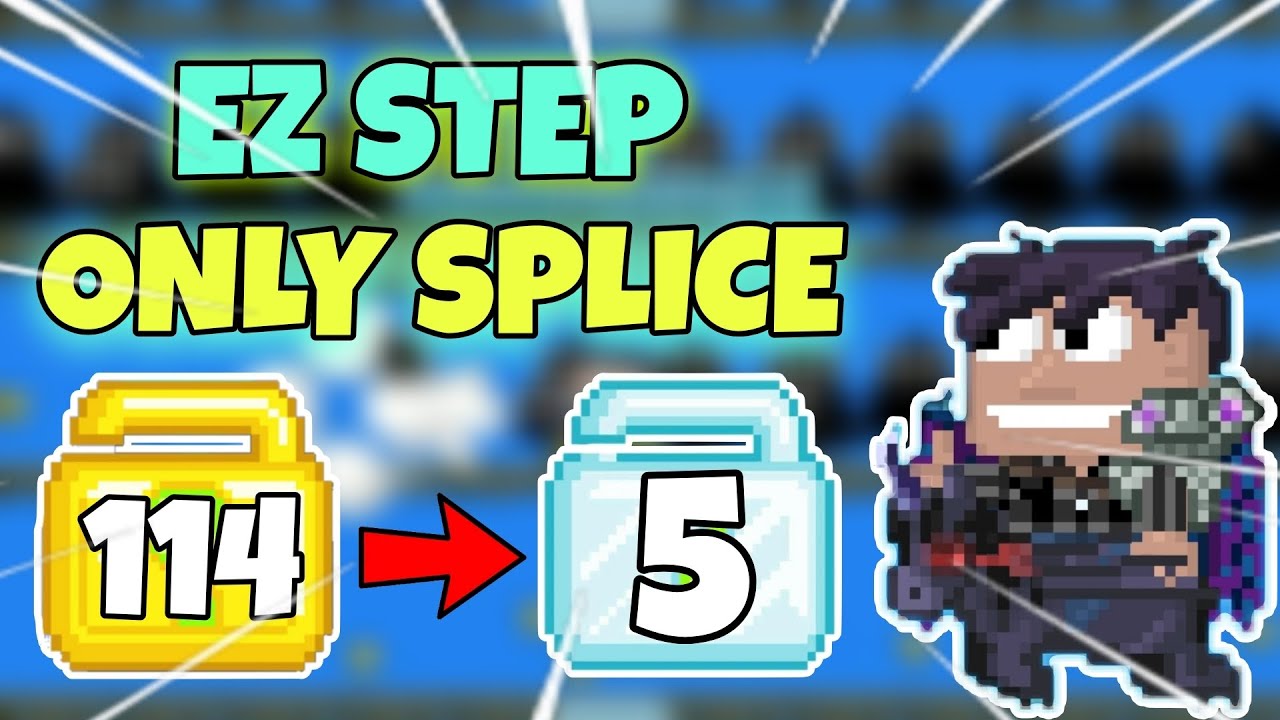 Ez Step !! , Only Splice Cuy!!! - Growtopia Profit 2023 - YouTube