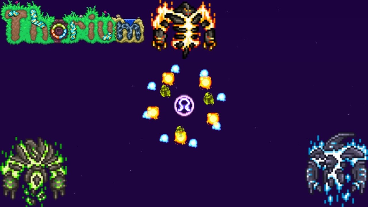 Terraria - Thorium Mod - The Primordials No-hit Thrower Class #11 - YouTube