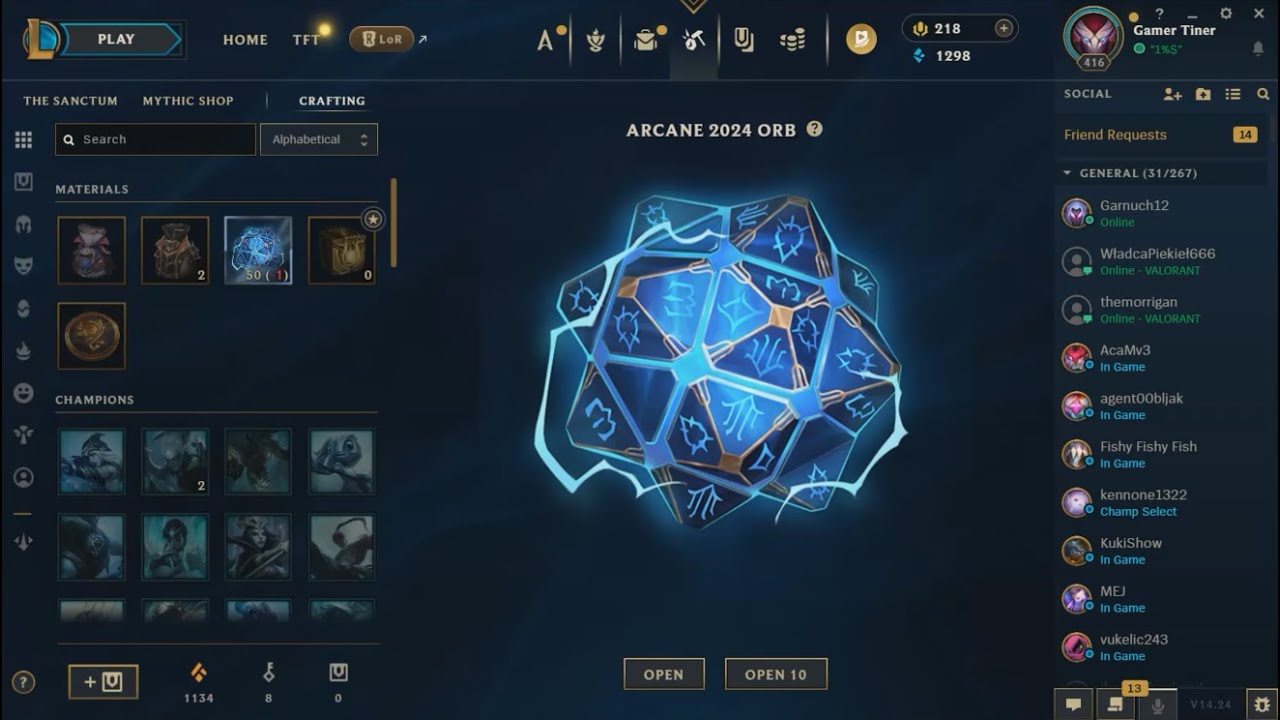 50x Arcane 2024 Orbs (Worlds 2024 Mega Orb Bundle) opening - League Of ...