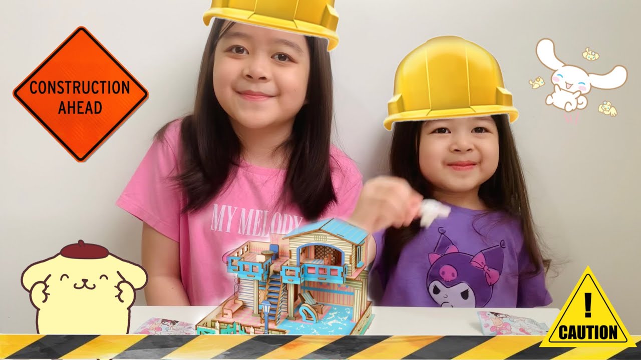 Role Playing as Engineer & Architect | Building A House for Cinnamoroll ...