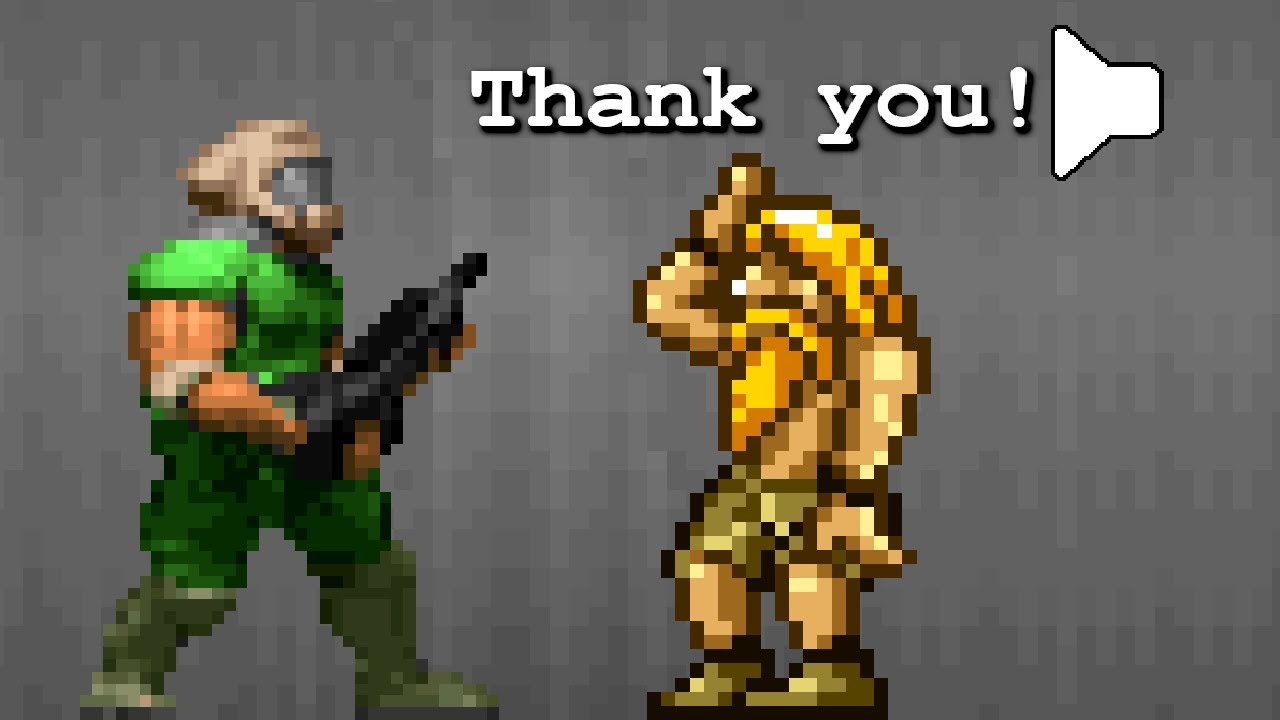 Metal Slug Thank you! Sound for Project Brutality 3.0 Ally Marines ...