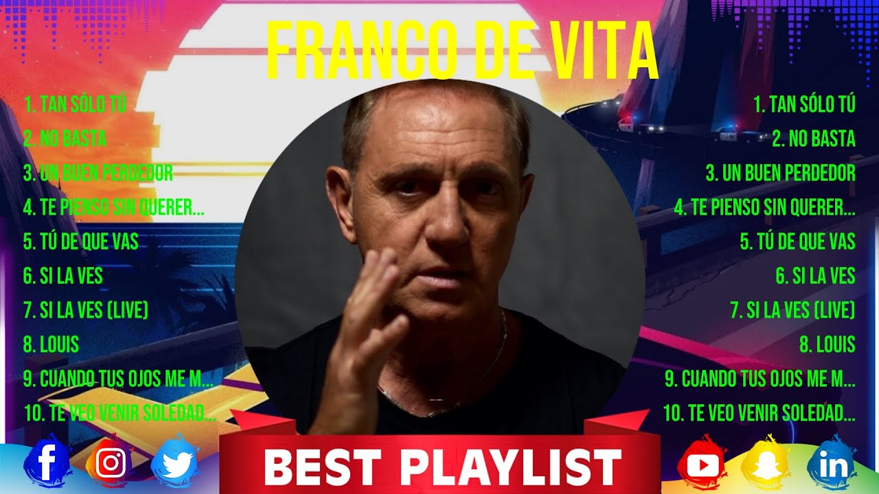 Las 10 mejores canciones de Franco De Vita 2024 - YouTube