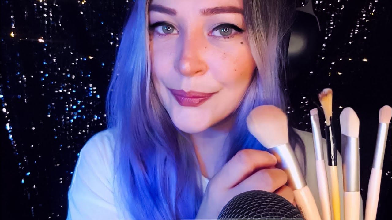 ASMR Türkçe | Stresini Alıp Yüzünü Fırçalıyorum | Brushing Your Face ...