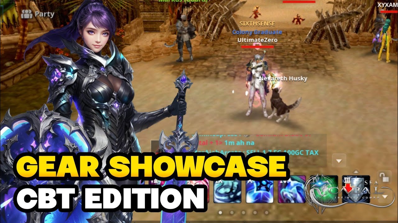 CABAL INFINITE COMBO SEA SERVER FORCE SHIELDER GEAR SHOWCASE CBT ...