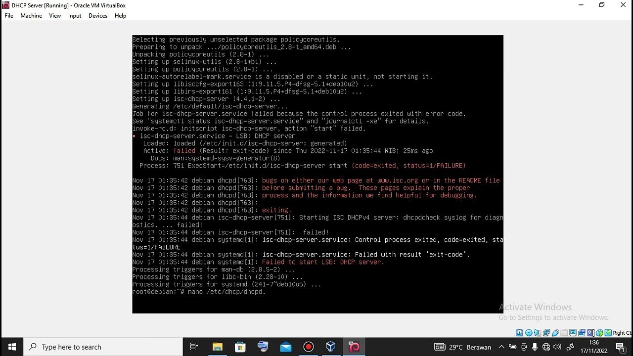 Tutorial DHCP Server Di Virtual Box - YouTube