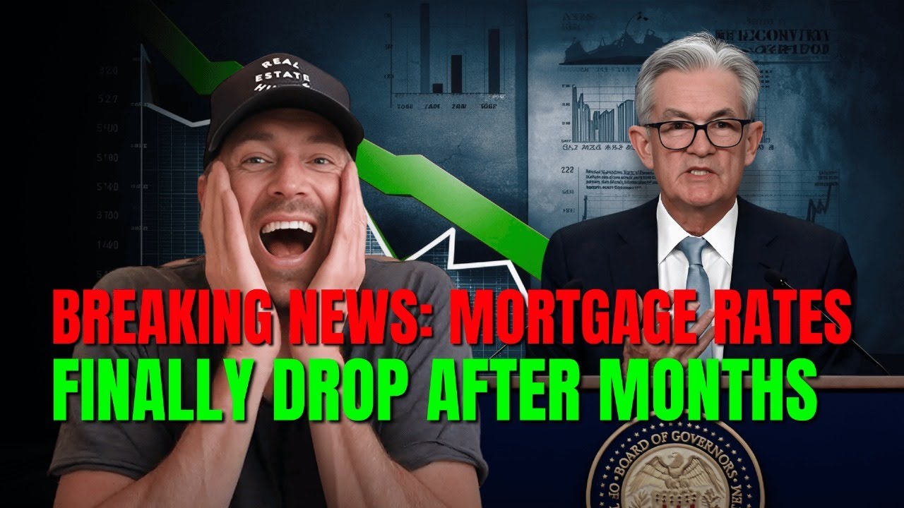 BREAKING NEWS Mortgage Rates Finally DROP After Months - YouTube