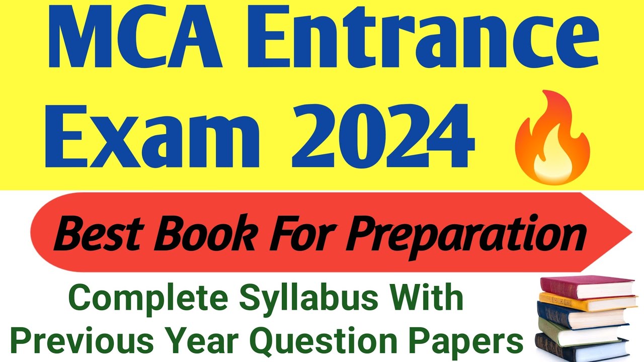 MCA Entrance Exam Preparation Best Book | best book for mca pre exam preparation 2024 | Best ...