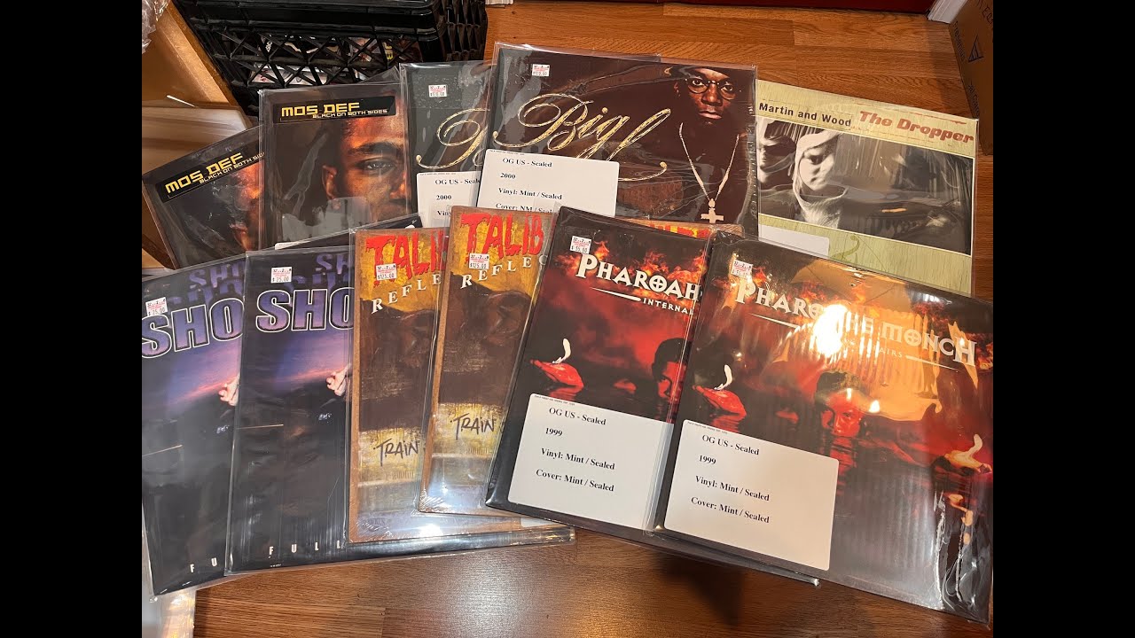 Sealed Hip Hop Records in the Vinyl New Arrivals - YouTube