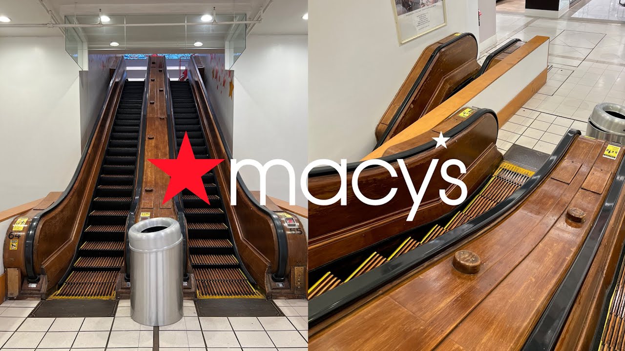 AMAZING Wooden OTIS Escalators [Floors 5-8] Macy's Herald Square - New ...