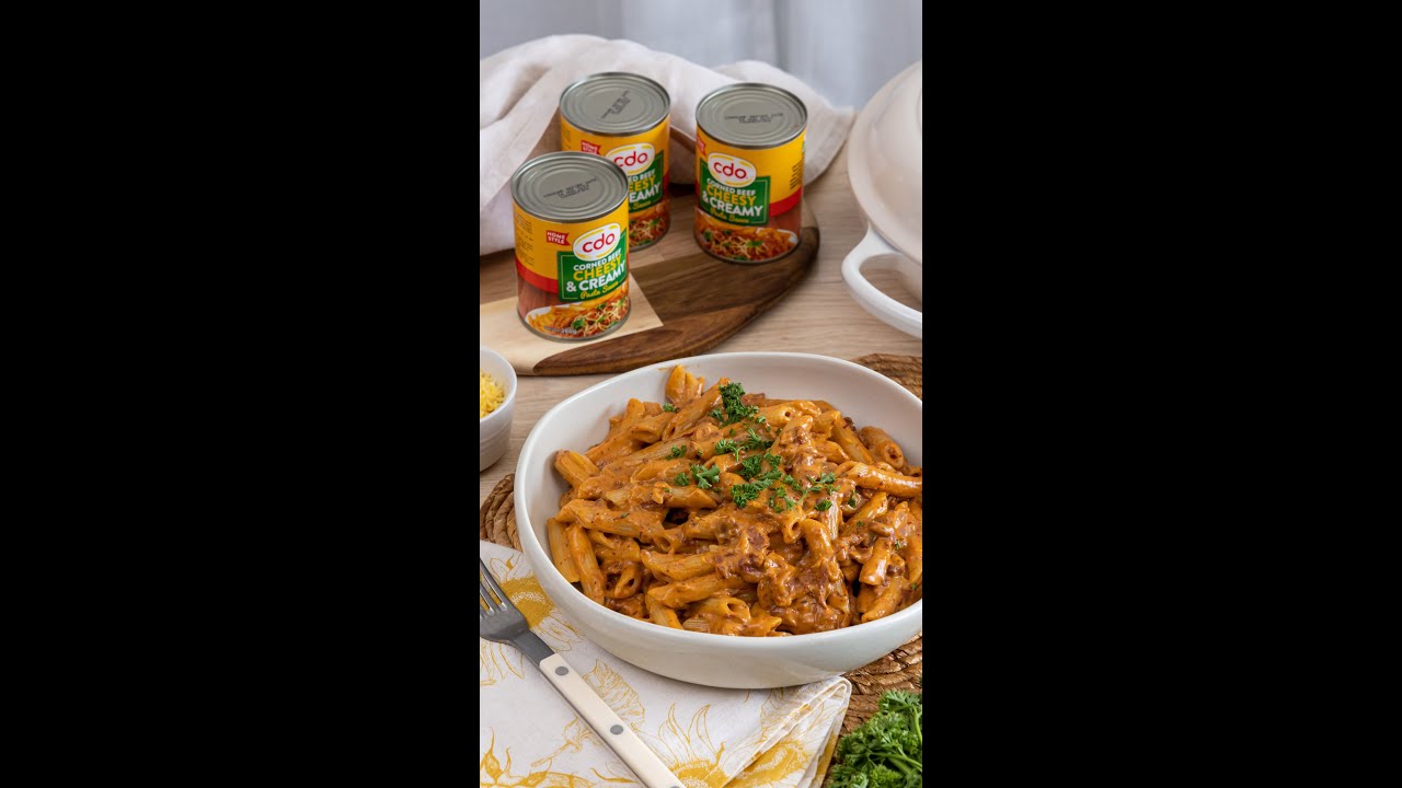Cheesy and Creamy Corned Beef Penne Pasta - YouTube