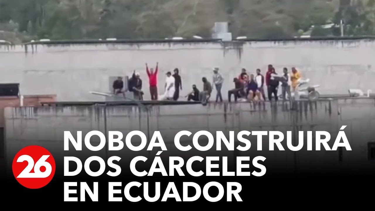 Daniel Noboa anunció la construcción de dos cárceles de máxima ...
