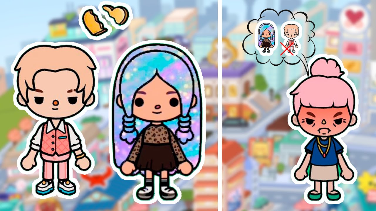 Best friends for life ️ Galaxy Hair 🌈 | Toca Boca | Toca Life World ...