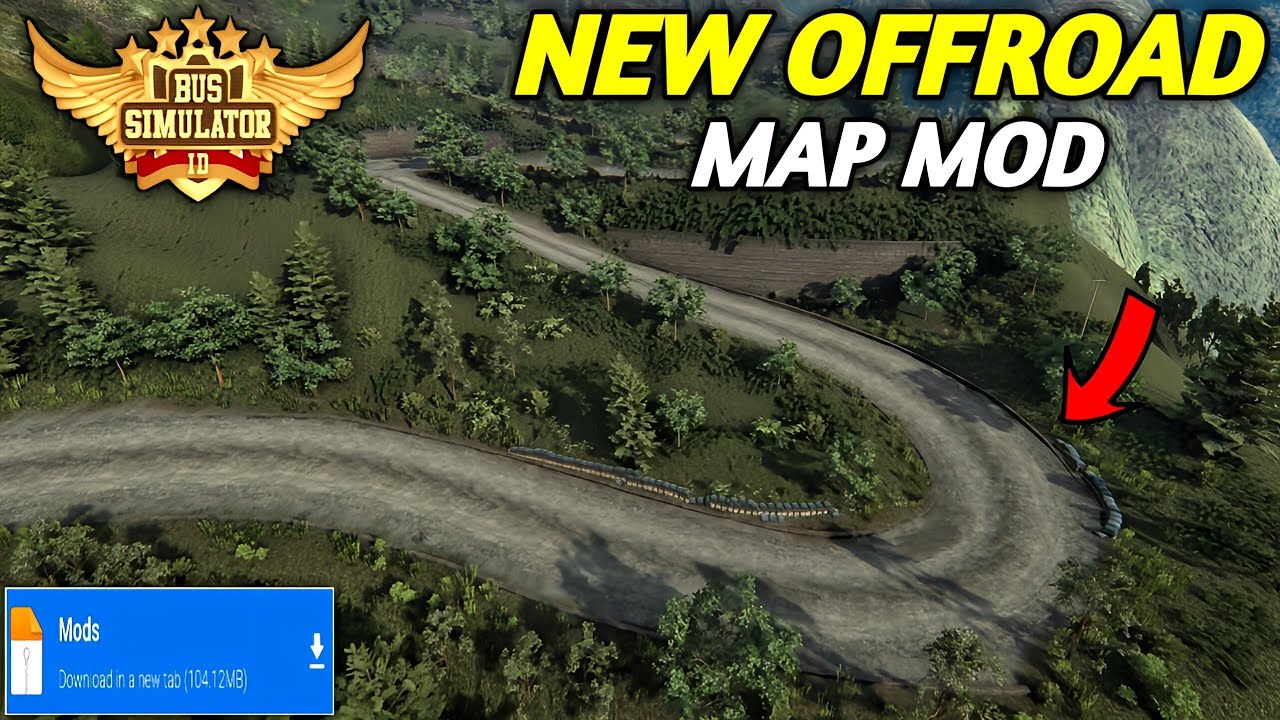 Map Mod Bussid 4.1.2 - Released Himachal Offroad map Mod For Bus ...