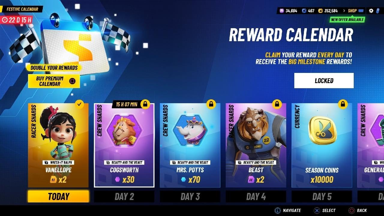 REWARD CALENDAR - SEASON 15 PART 1 - YouTube