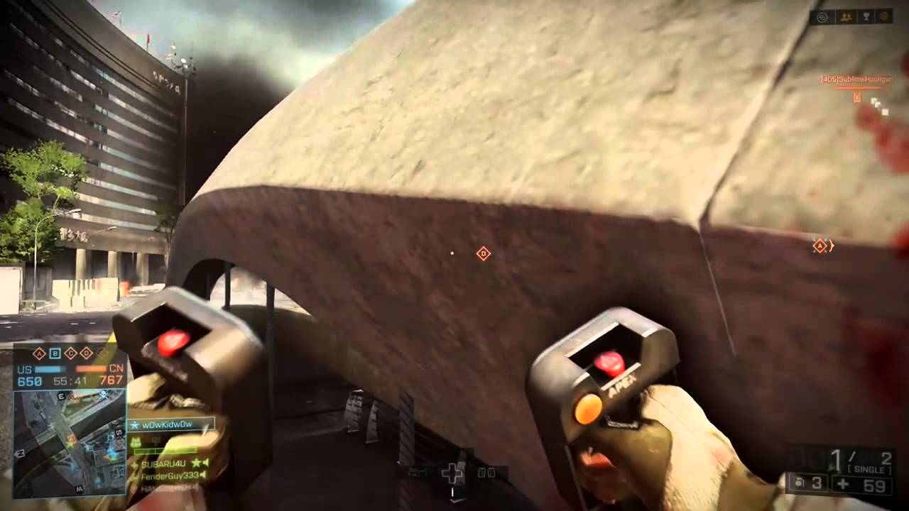 BF4 Defib kills tank gunner - YouTube