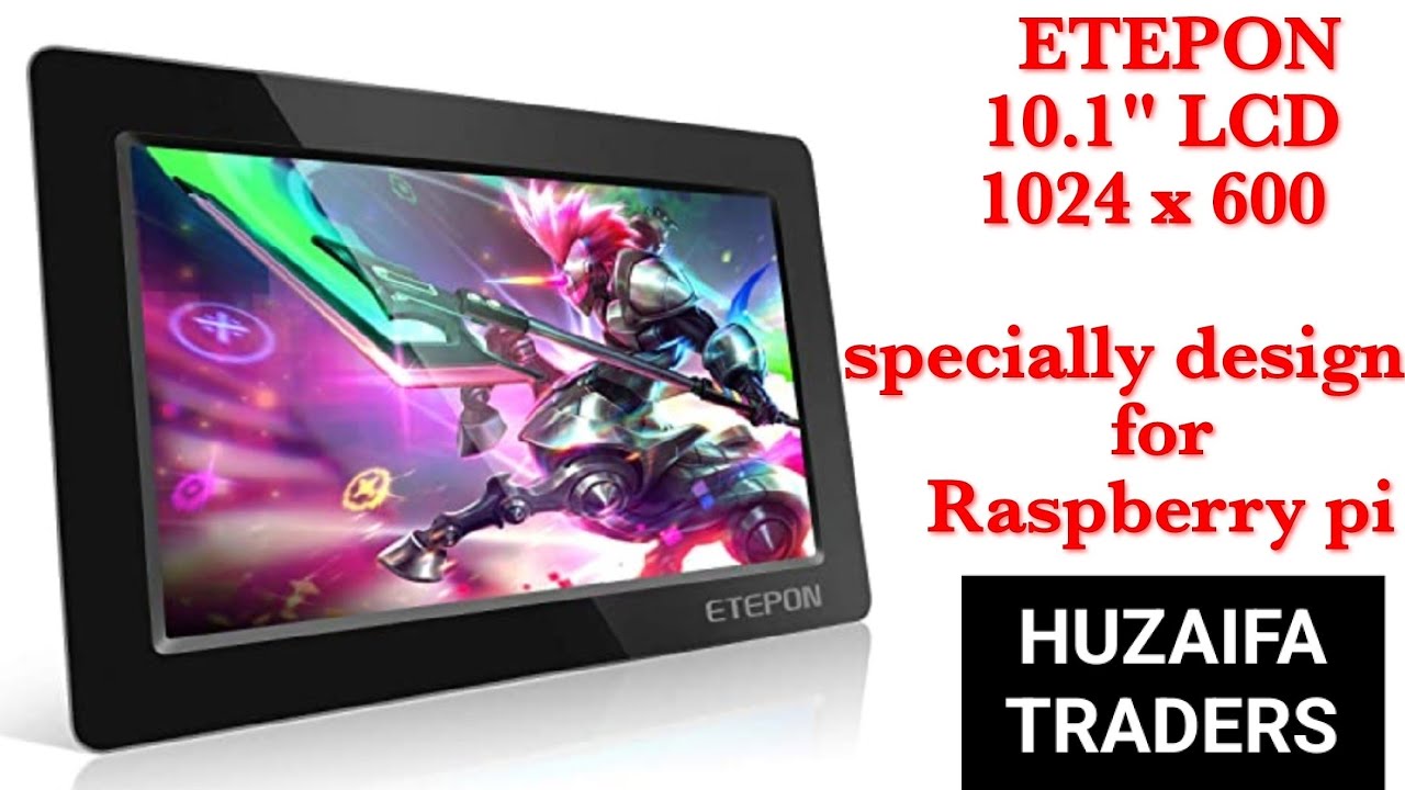 ETEPON 10.1 inch HDMI Monitor | 1024 x 600 HD LCD screen with ultra ...
