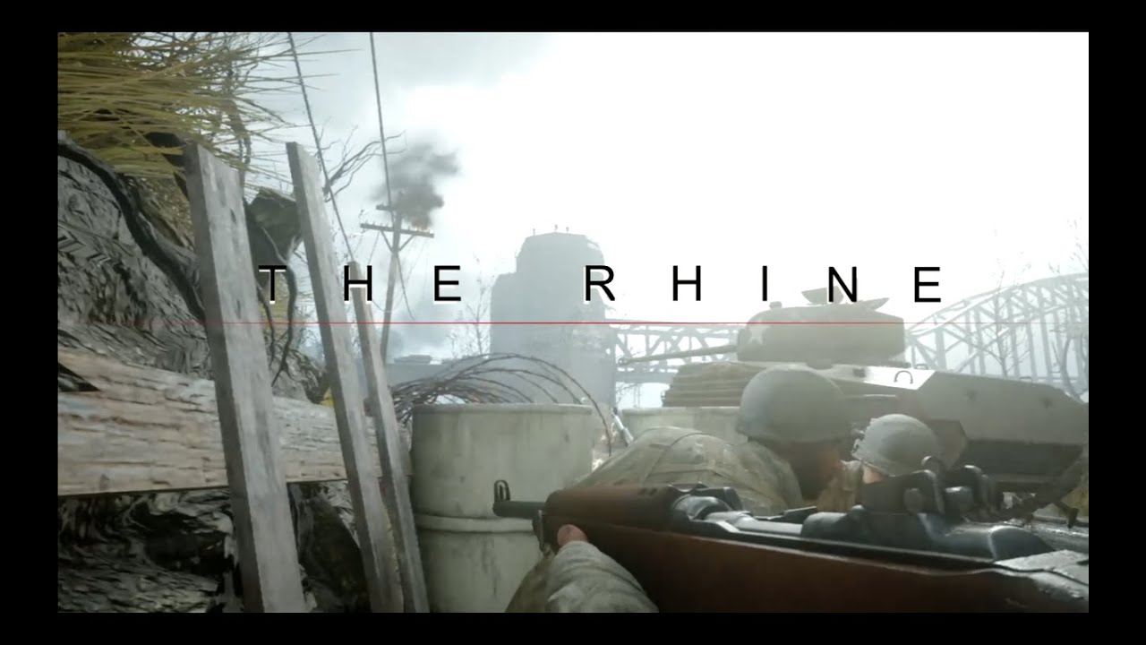 CALL OF DUTY WW2 The Rhine Mission Game Play PS4 in 2023 - YouTube