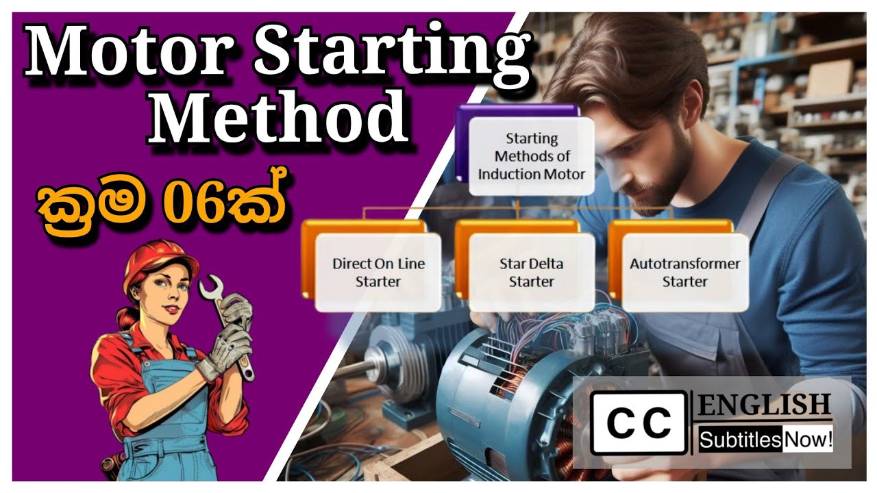 Motor Starting Method (මෝටර් Controller System) Explain starting ...