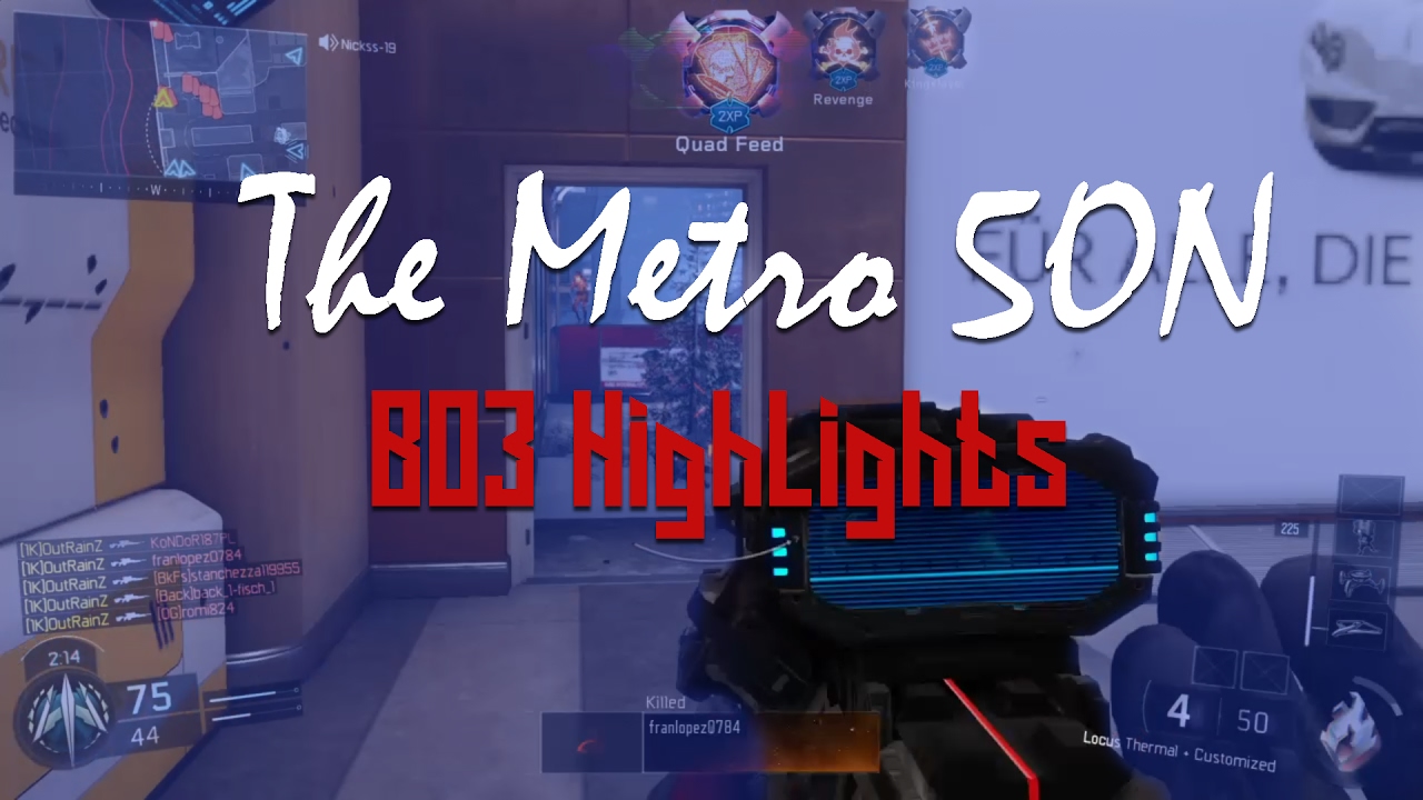 The Metro 5on!! (BO3 Highlights) - YouTube