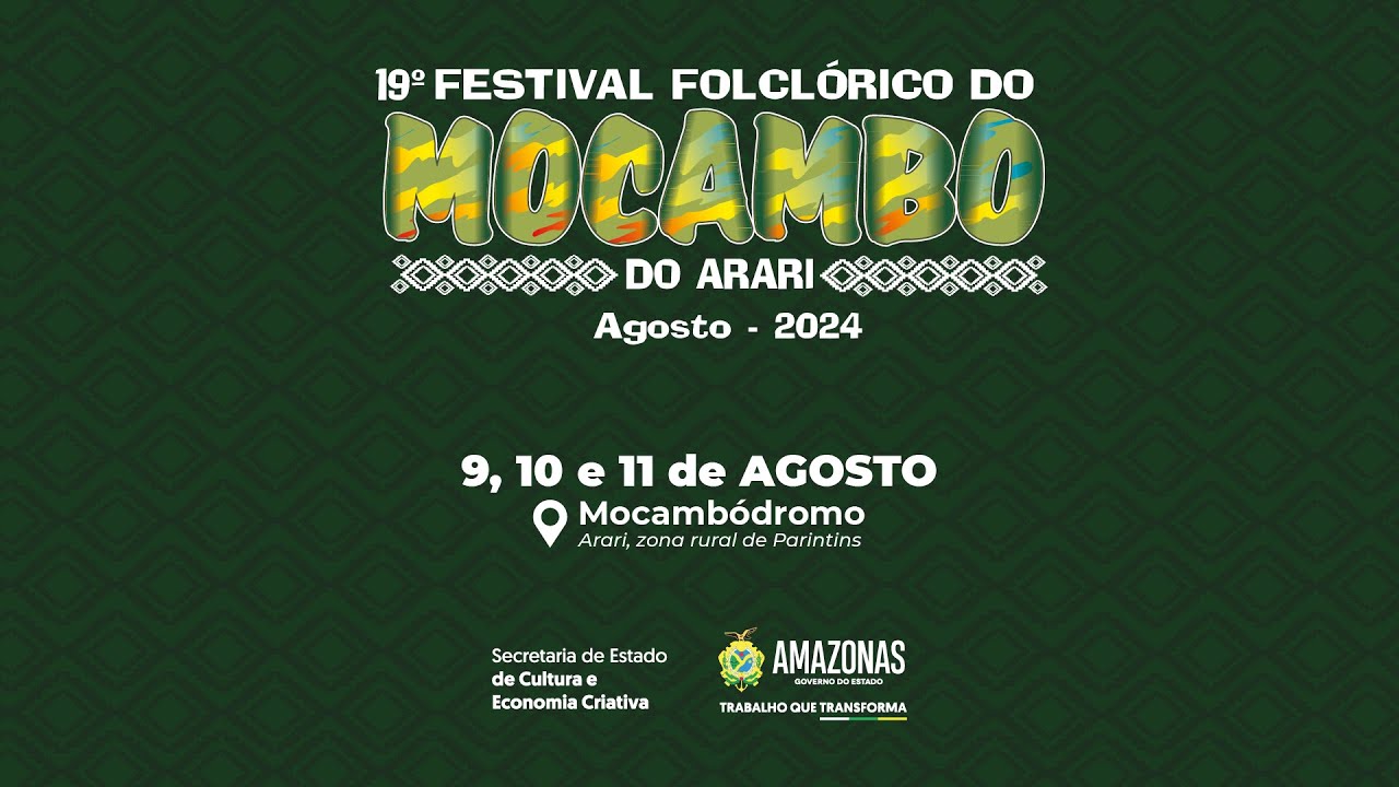 19º Festival Folclórico do Mocambo do Arari - YouTube