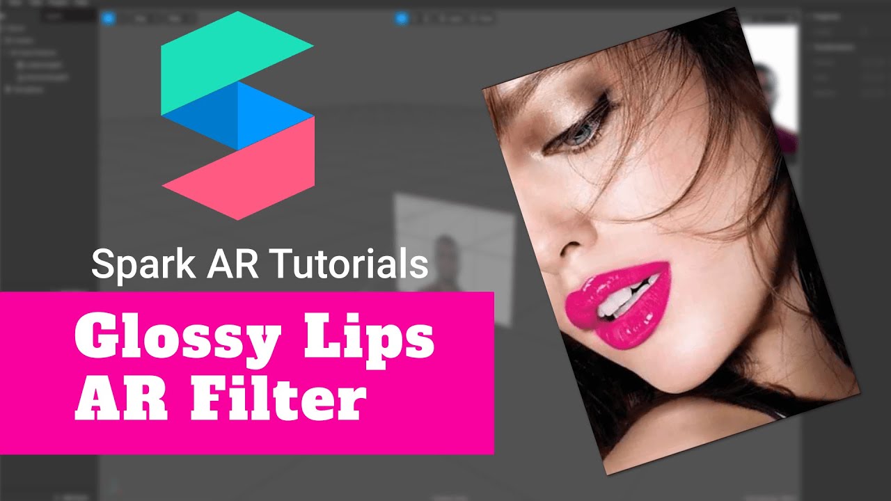 How to create glossy lips filter in spark AR tutorial | Augmented ...