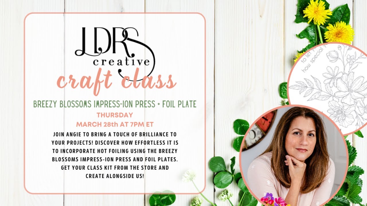 Discover New Heights for Your Press Plates with Hot Foil! Craft Class ...