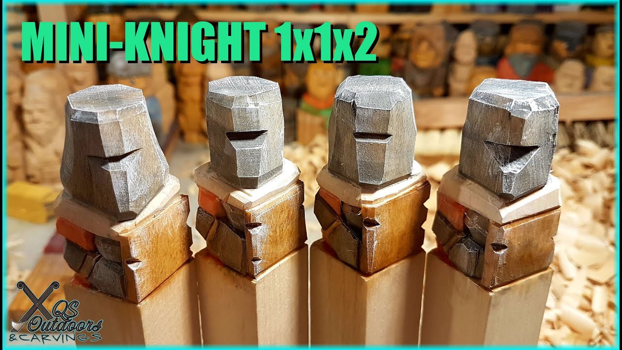 Let's carve a knight army! - YouTube