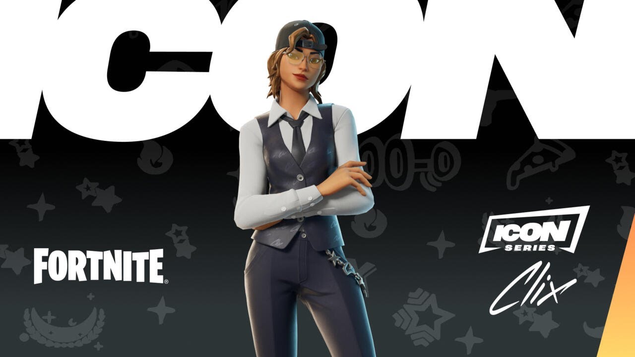 New clix icon skin - YouTube