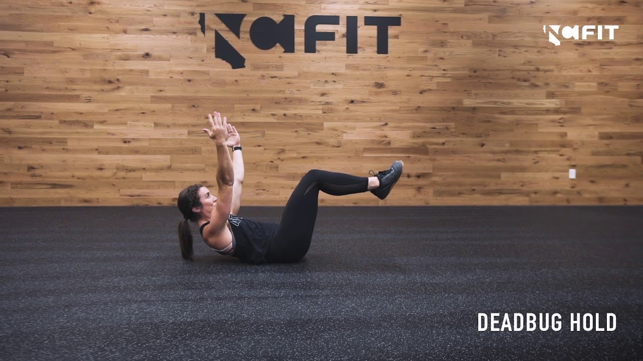 Deadbug Hold - YouTube