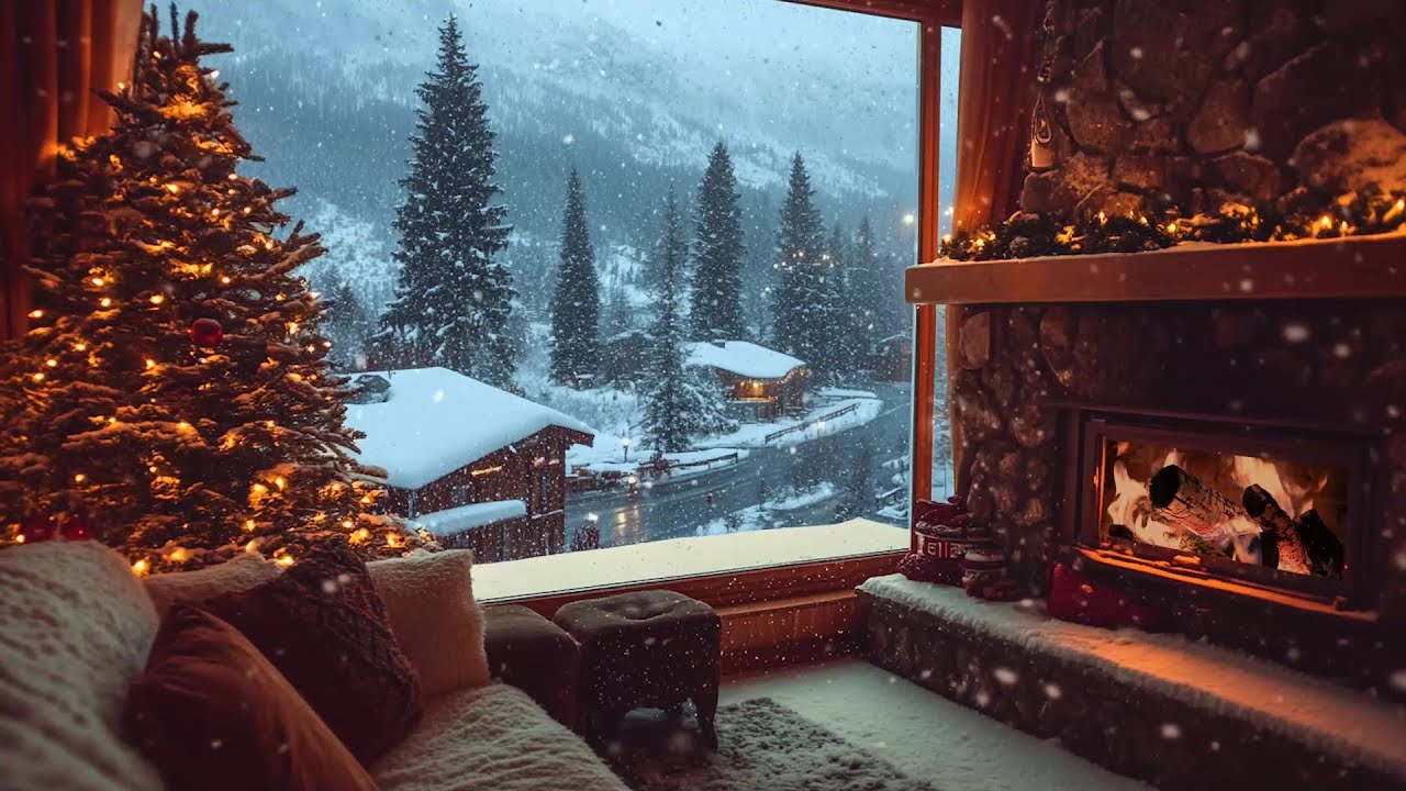 Fall Sleep - Cozy Up to the Sounds of Falling Snow, Winter Winds, and a ...