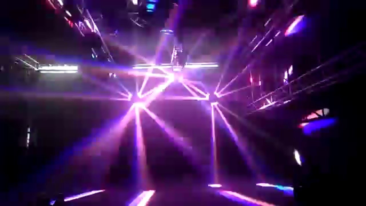 9pcs spider moving head - YouTube