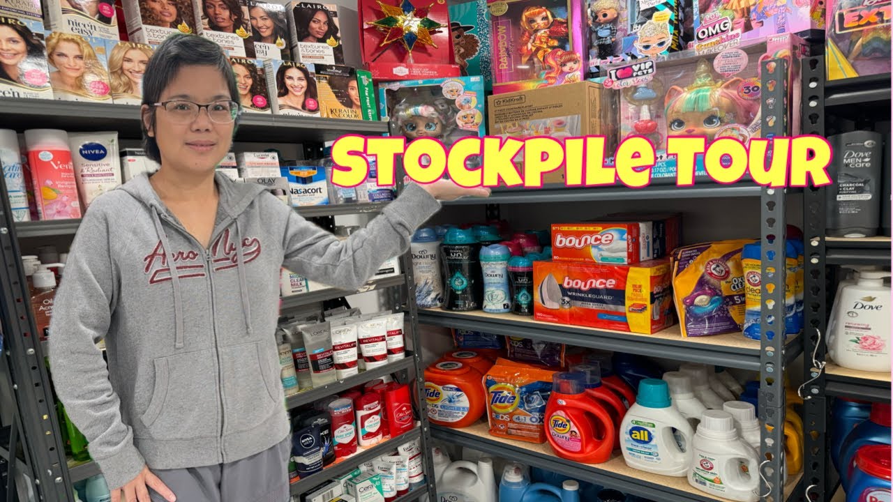 STOCKPILE TOUR 2024 * HOW I ORGANIZE MY STOCKPILE ? /DEALING WITH ...