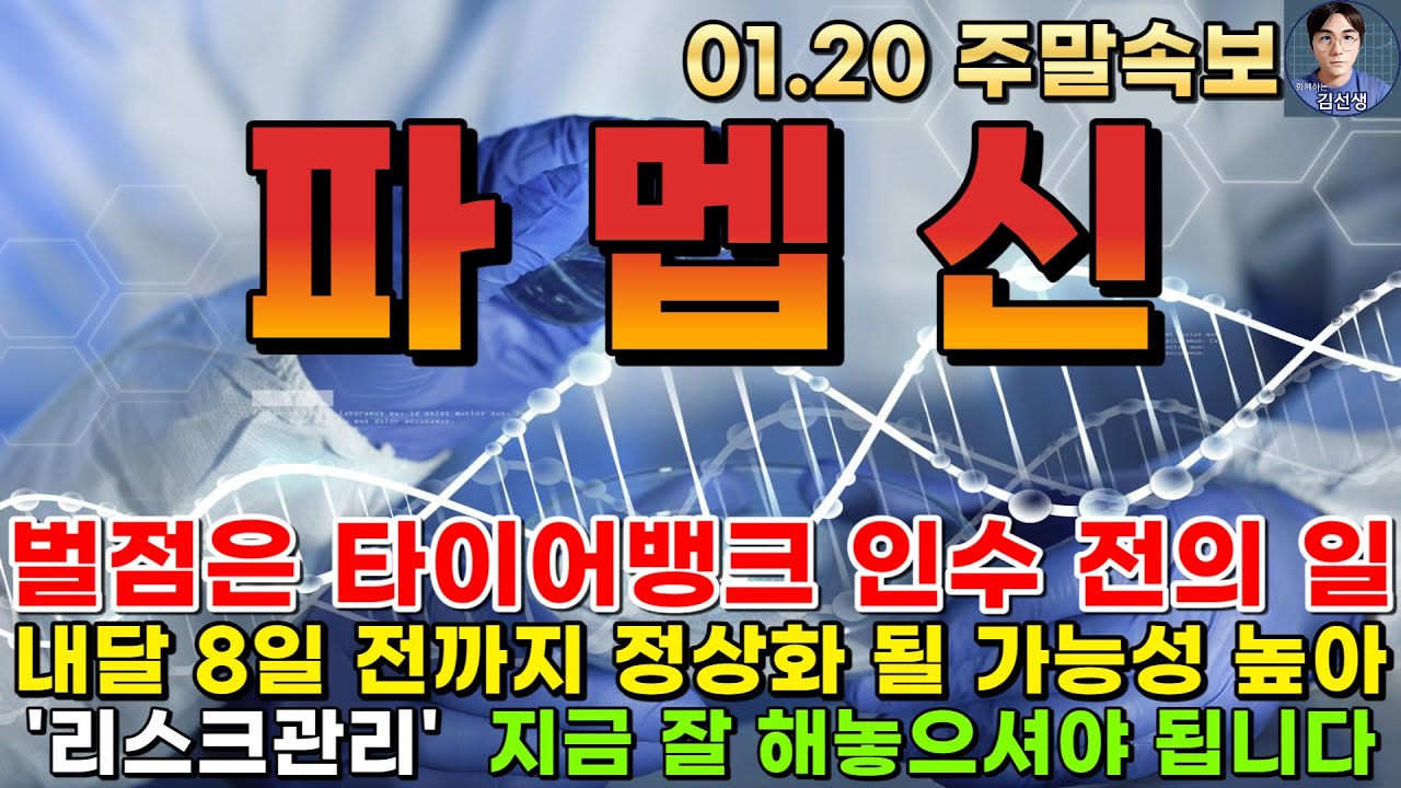 파멥신 주가전망 벌점은 타이어뱅크 인수 전의 일 내달 8일 전까지 정상화 될 가능성 높아 리스크 관리만 잘하면 되죠 분명